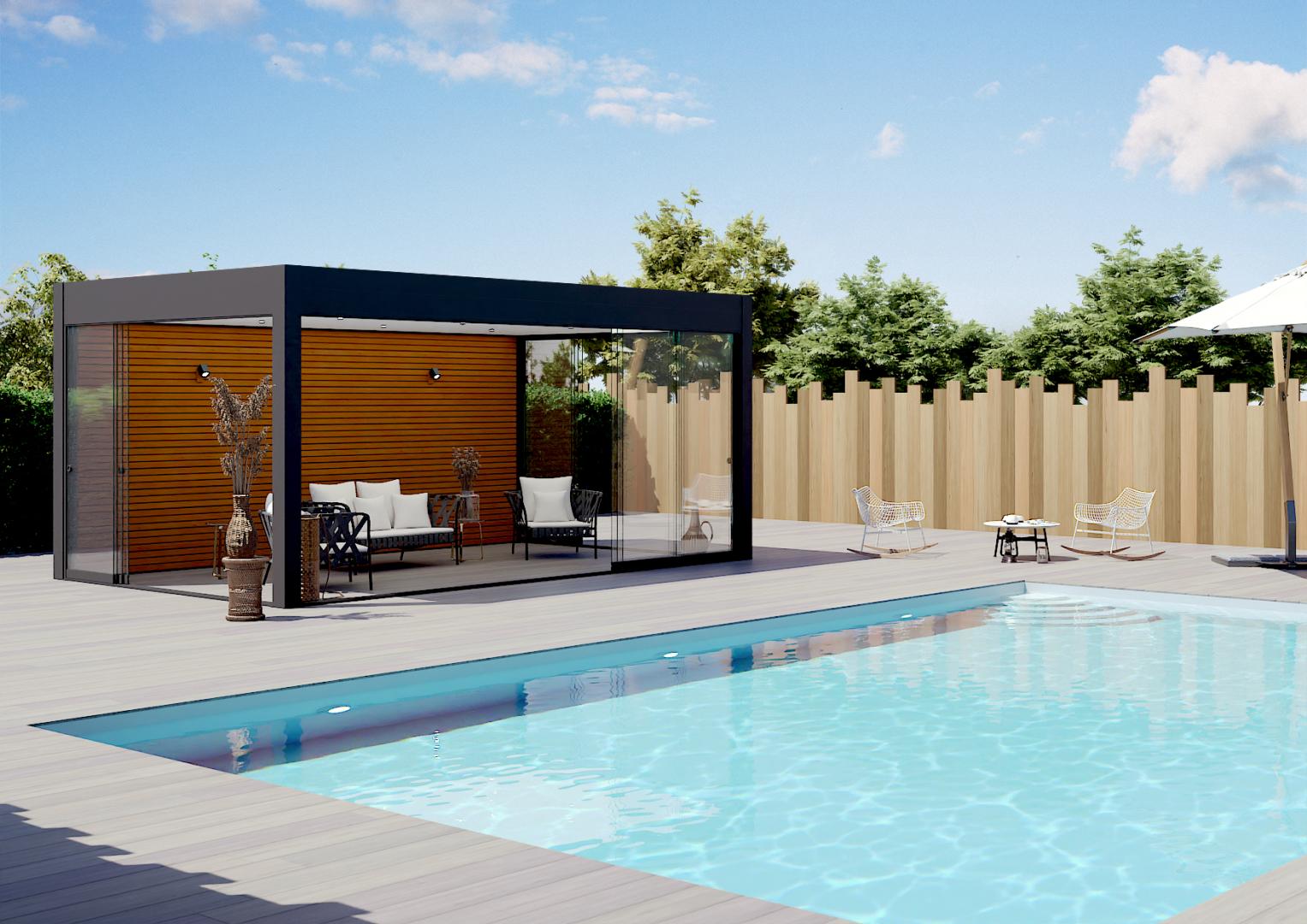 Zoom produit : le pool house by Â©SOKO